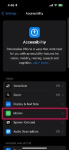 How to Enable and Use Vehicle Motion Cues on iPhone in iOS 18 - GeekChamp