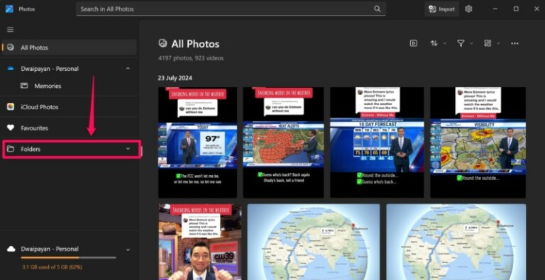 How to View Favorite Photos in Windows 11 - GeekChamp