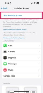 How to Set Up and Use Assistive Access on iPhone in iOS 18 - GeekChamp