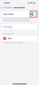 How to Enable and Use Music Haptics on iPhone in iOS 18 - GeekChamp