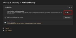 How to View Activity History on Windows 11 - GeekChamp