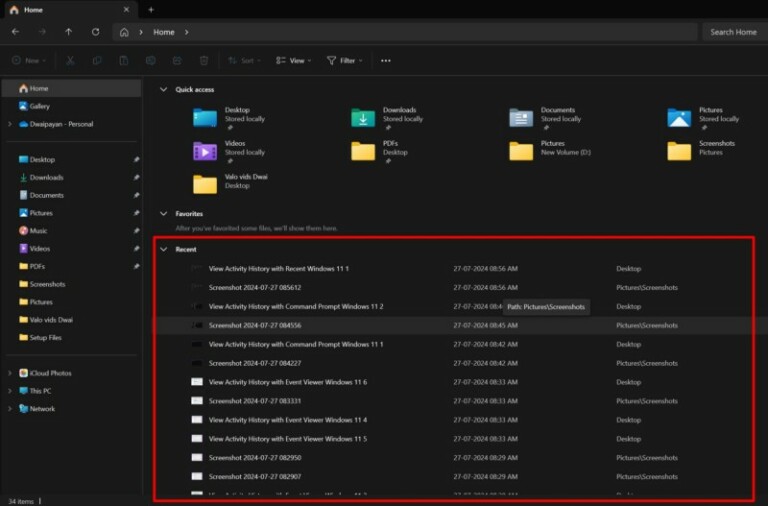How to View Activity History on Windows 11 - GeekChamp