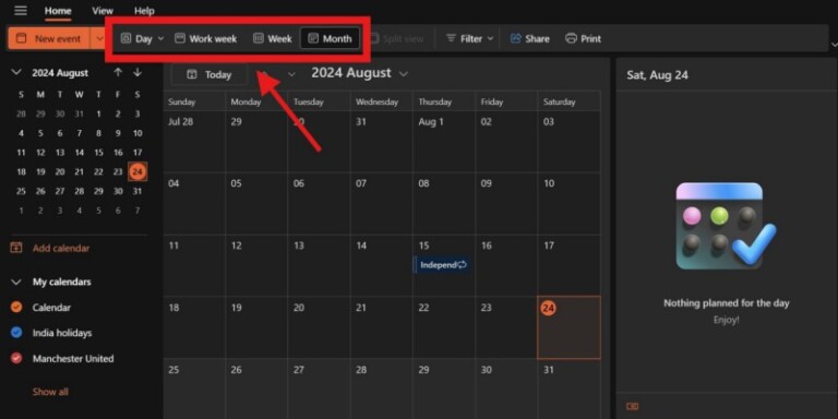 How to Use the Calendar App on Windows 11 - GeekChamp