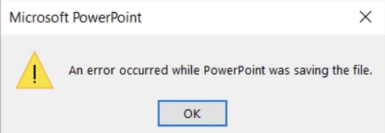 How to Fix An Error Occurred While PowerPoint Was Saving The File on ...