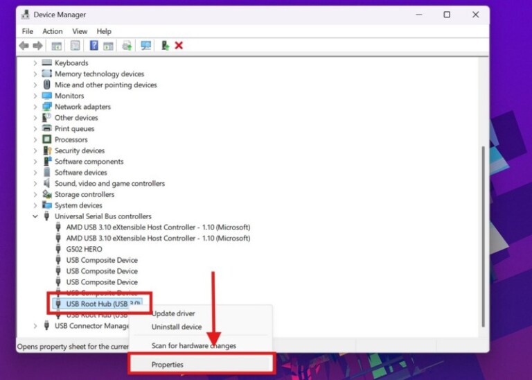 How to Fix Power Surge On The USB Port Error on Windows 11 - GeekChamp