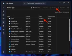 Stop iCloud from Automatically Opening at Startup in Windows 11