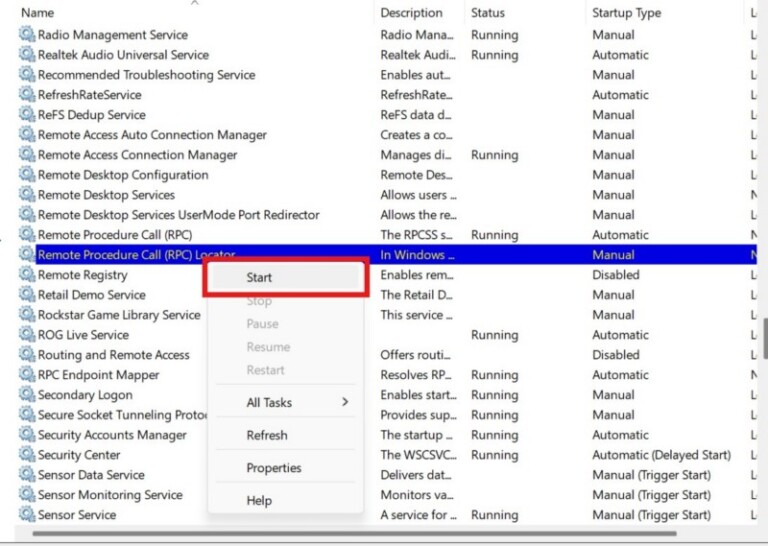 How to Fix The RPC Server Is Unavailable Error on Windows 11 - GeekChamp