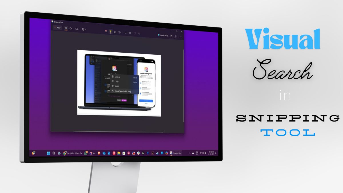 How to Use Visual Search with Bing in Snipping Tool on Windows 11 ...