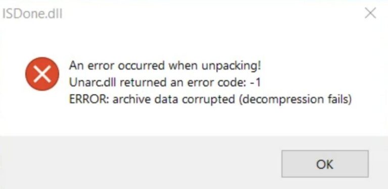 How to Fix Unarc.dll Returned An Error Code: -1 on Windows 11 - GeekChamp