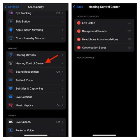 How to Set Up & Use the iOS 18 Hearing Control Center on iPhone